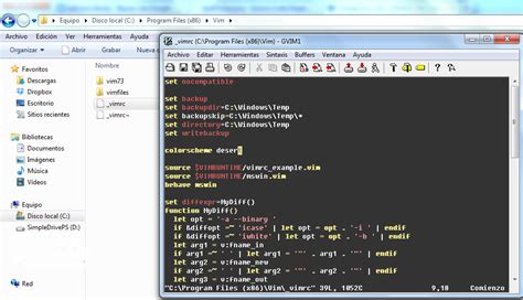 Right Now Esquema De Colores Por Defecto En Gvim