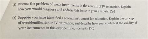 Consider The Context Of Estimating The Causal Effect Chegg