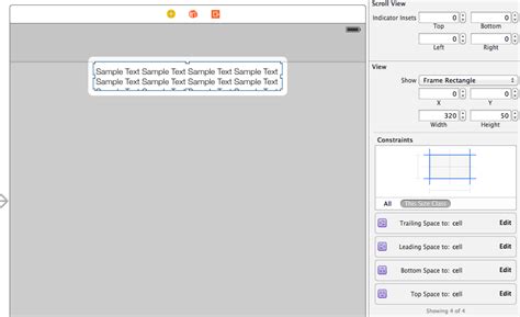 UICollectionViewCell Subview Auto Layout Constraints Not Working R IOSProgramming