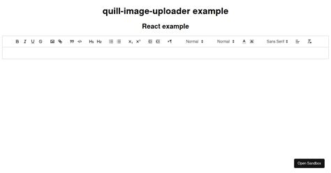 React Quill Demo Forked Codesandbox