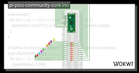 Rasberry Pi Pico Wokwi Esp32 Stm32 Arduino Simulator