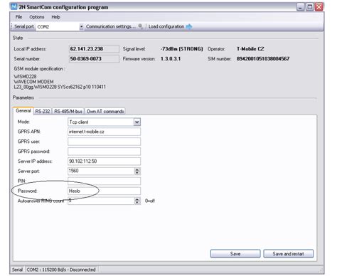 Password RS N SmartCom N SmartCom PRO Against Unauthorized Configuration FAQ Other