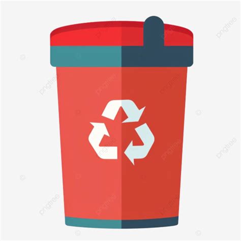 Red Trash Bin Icon At Callum Fowler Blog