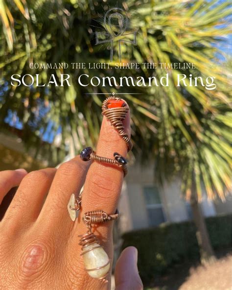 Solar Command Ring Orbit Ring Etsy