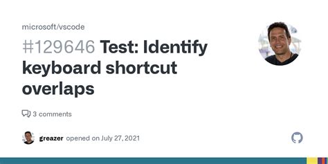 Test Identify Keyboard Shortcut Overlaps · Issue 129646 · Microsoft