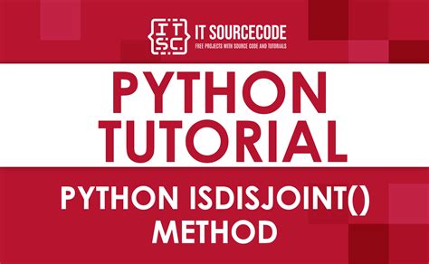 What Is Isdisjoint In Python With Example