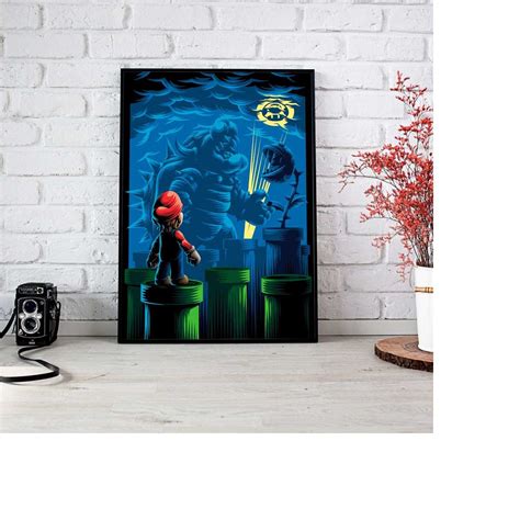 Mario Bros Poster Super Mario Bros Poster Mario Bros Retr Inspire Uplift
