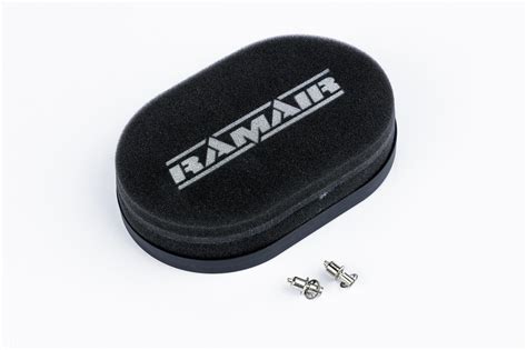 Ramair Carburettor Foam Air Filter With Blank Baseplate 25mm Internal