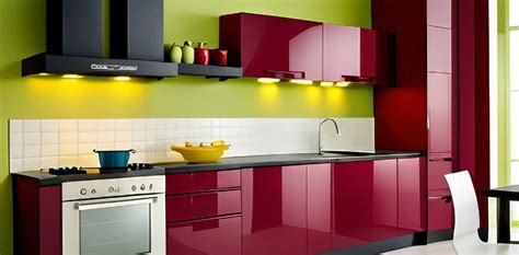 Kitchen Design With Colored Kitchen Cabinets Beautiful Homes