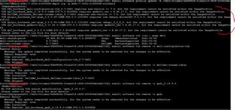 Technical Blog Esxi Host Upgrade Failing With Error The Vib Cannot Be Satisfied Within The