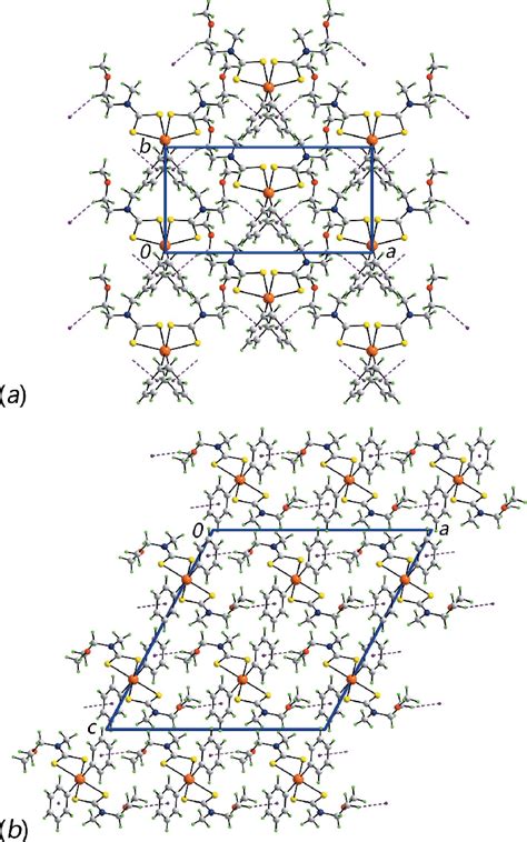 Molecular Packing In I Showing A A Supramolecular Layer In The Ab