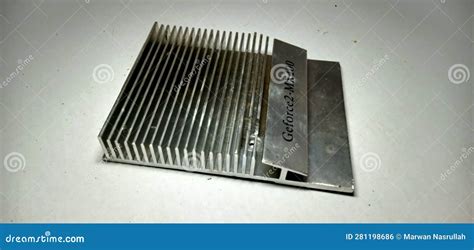 A Component Photo Of A Graphics Processing Unit Part Of A Computer