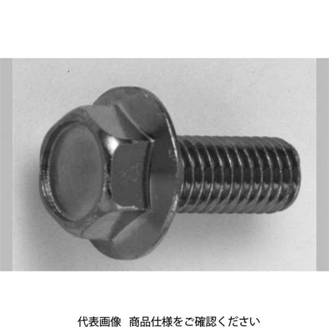 ファスニング J ユニクロ 鉄 フランジボルト（2種） 8 X 30 C00010000080030001 1箱（150個）（直送品） アスクル