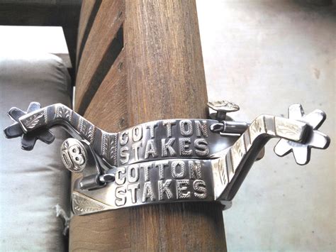 Brand New Billy Klapper 78s Spurs Silver Single Mounted New Price