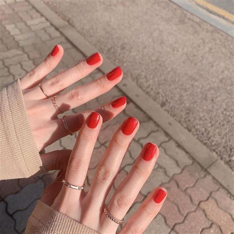 덕소네일 ᴺᴬᴵᴸ ᴰᴰᴼᵂᴬ ̈ On Instagram ♥️레드의 계절 ⠀⠀⠀ ⠀⠀⠀ ⠀⠀⠀ ⠀⠀⠀ 여름네일 풀컬러네일