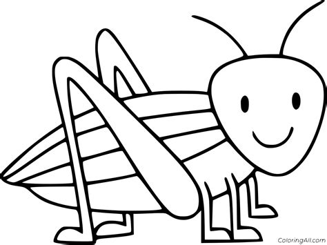Grasshopper Coloring Pages Coloring Cool