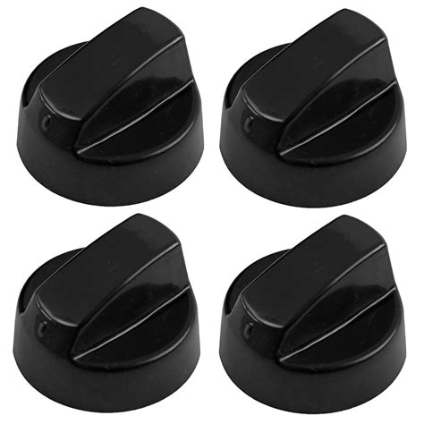 Universal Cooker Oven Hob Black Control Knobs And Adaptors X 4
