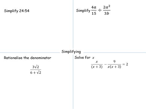 Simplifying Ssdd Problems