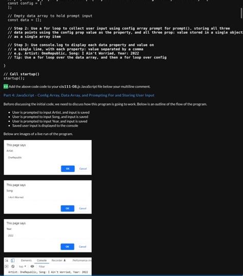 Solved Part 1 Assignment Javascript And Htmlfiles For This