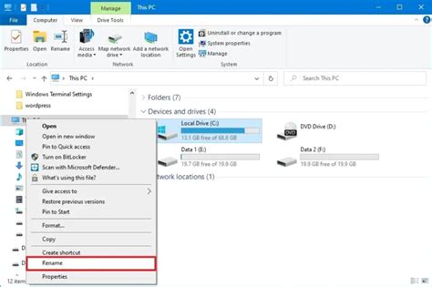Windows 10でドライブのボリュームラベルを変更する方法 All Things Windows