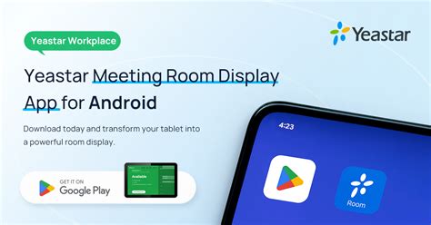 meeting room display app app marketplace yeastar