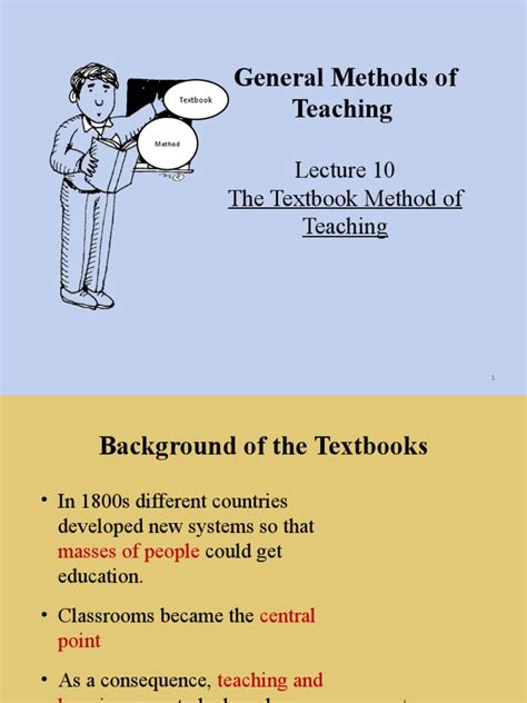 Lecture 10 The Textbook Method Of Teaching Pdf Teaching Method Textbook