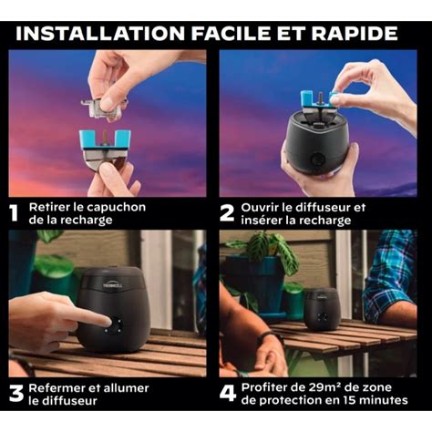 Diffuseur Répulsif Anti Moustique Thermacell E55 120 Heures