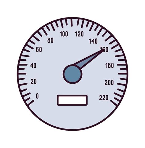 Premium Vector Car Speedometer Icon Vector Illustration