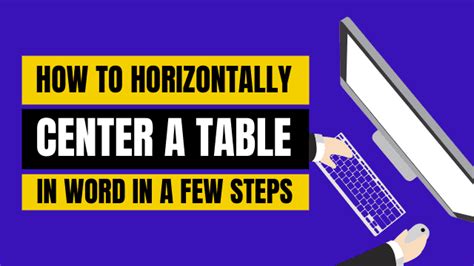 How To Center Something Horizontally In Word Design Talk