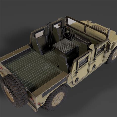 Humvee Interior 3d Model Turbosquid 1416851
