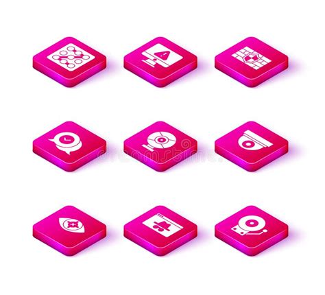 Set Eye Scan Browser Incognito Window Check Mark Speech Bubble Security Camera Ringing Alarm