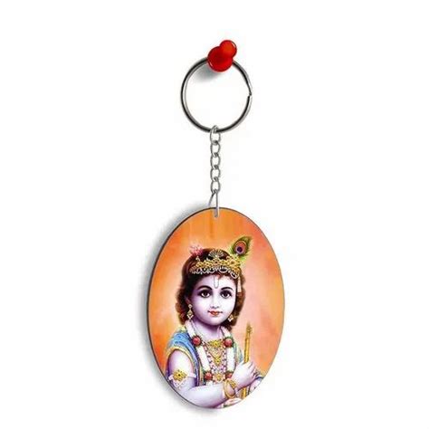 Little Krishna Oval Key Chain At ₹ 4900piece Keychains Id