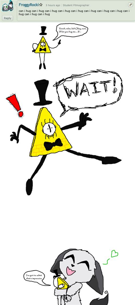 Answer Number 3 Hug By Bill Cipher Demonplz On Deviantart