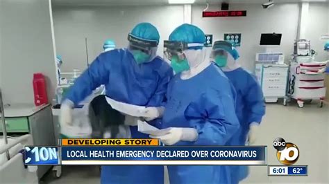 San Diego Declares Coronavirus Emergencies