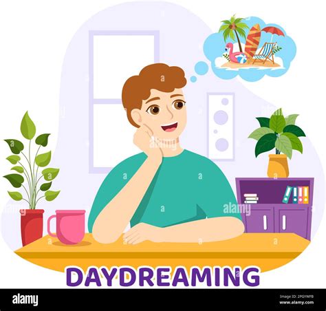Someone Daydreaming Cartoon