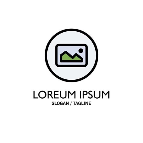 Image Photo Basic Ui Business Logo Template Flat Color 19100681 Vector