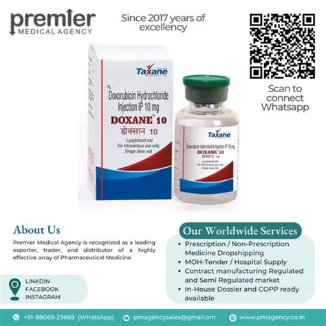 Doxane 10 Injection Doxorubicin At ₹ 200vial Doxorubicin