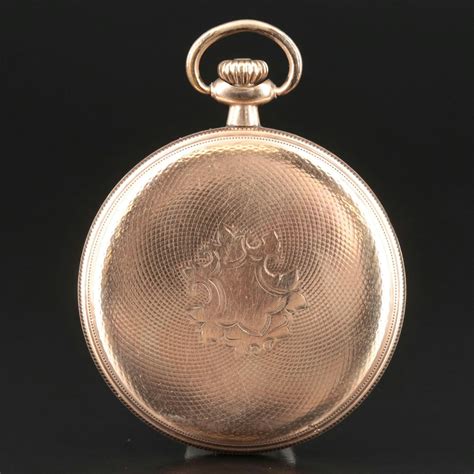 1922 Illinois 12 Size Gold Filled Pocket Watch Ebth