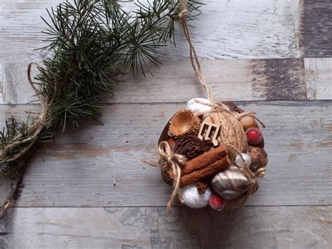 Коледна декорация от естествени материали Handmasters Bg