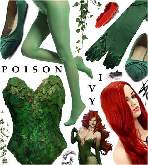 Halloween Costume Poison Ivy Outfit Shoplook Poison Ivy Halloween