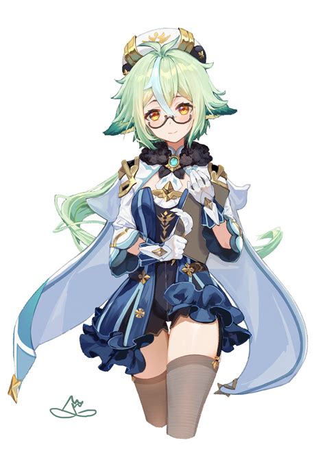 Sucrose Genshin Impact Drawn By Keruitemonu Danbooru