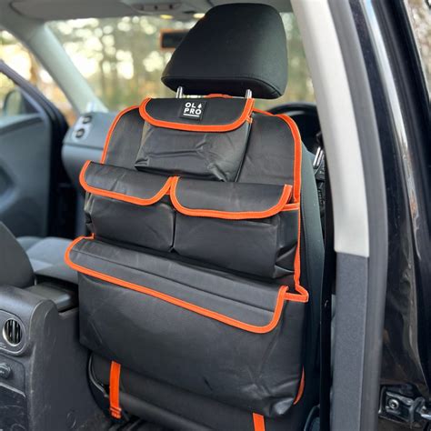 Orange Single Seatback Organiser