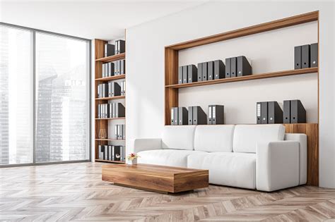 비즈니스 룸 인테리어 소파 와 커피 테이블 창 근처 선반 모형 0명에 대한 스톡 사진 및 기타 이미지 0명 3차원 형태 가정의 방 Istock