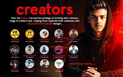 Youtube Thumbnail Design Portfolio Behance