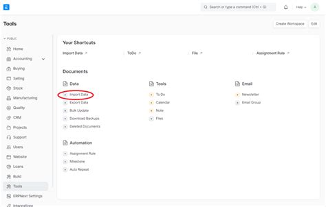Fitur Fitur Erpnext Data Import Dan Data Export Toba Consulting Services