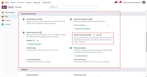 How To Manage Quotation Validity In Odoo 18 Sales
