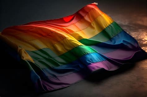 Premium Photo Lgbtq Rainbow Flag Freedom And Love Concept