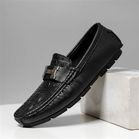 Strada Genuine Leather Loafers Soulario