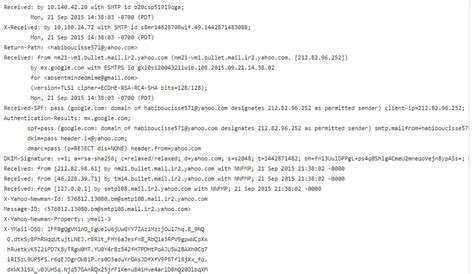 Digital Forensics Examiner Digital Forensics Email Header Example