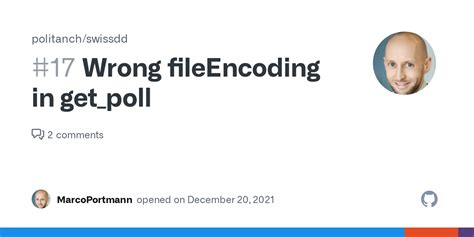 Wrong Fileencoding In Getpoll · Issue 17 · Politanchswissdd · Github